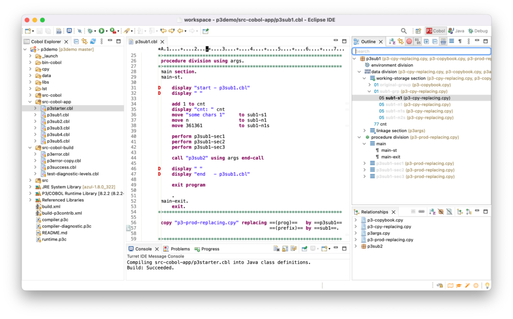 P3/COBOL Editor for BS2IDE - EasiRun Europa GmbH